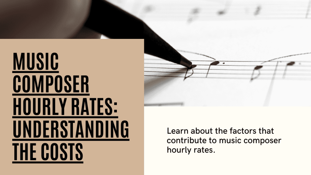 Music Composer Hourly Rates - Twine Blog