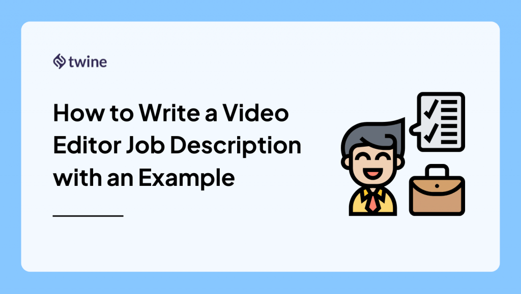 How to Write a Video Editor Job Description (with Example Template ...
